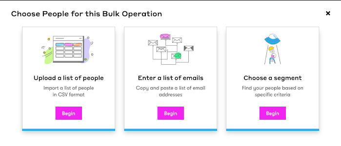 Create a Bulk Operation – Drip Help Center