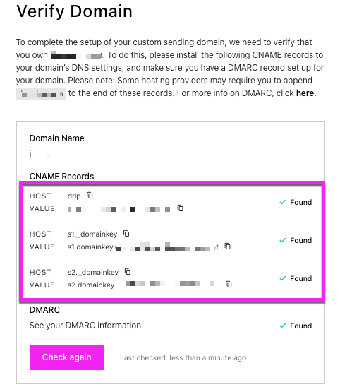 Setting Up Custom Sending Domains – Drip Help Center