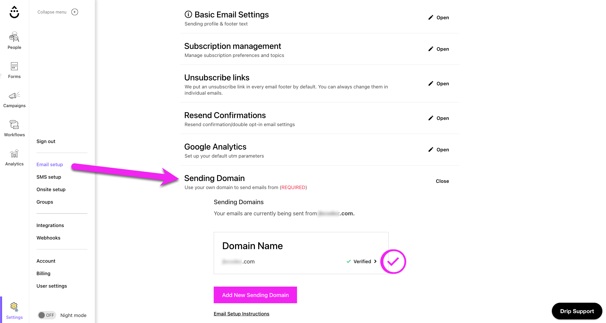 Migrate to Drip: Account Setup – Drip Help Center